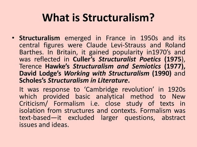 Structuralism.pptx | Science