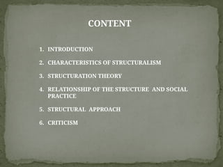 STRUCTURALISM.pptx Evolution of geographical thought, Structuralism ...