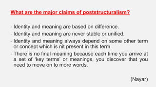 Structuralism and Poststructuralism.pptx