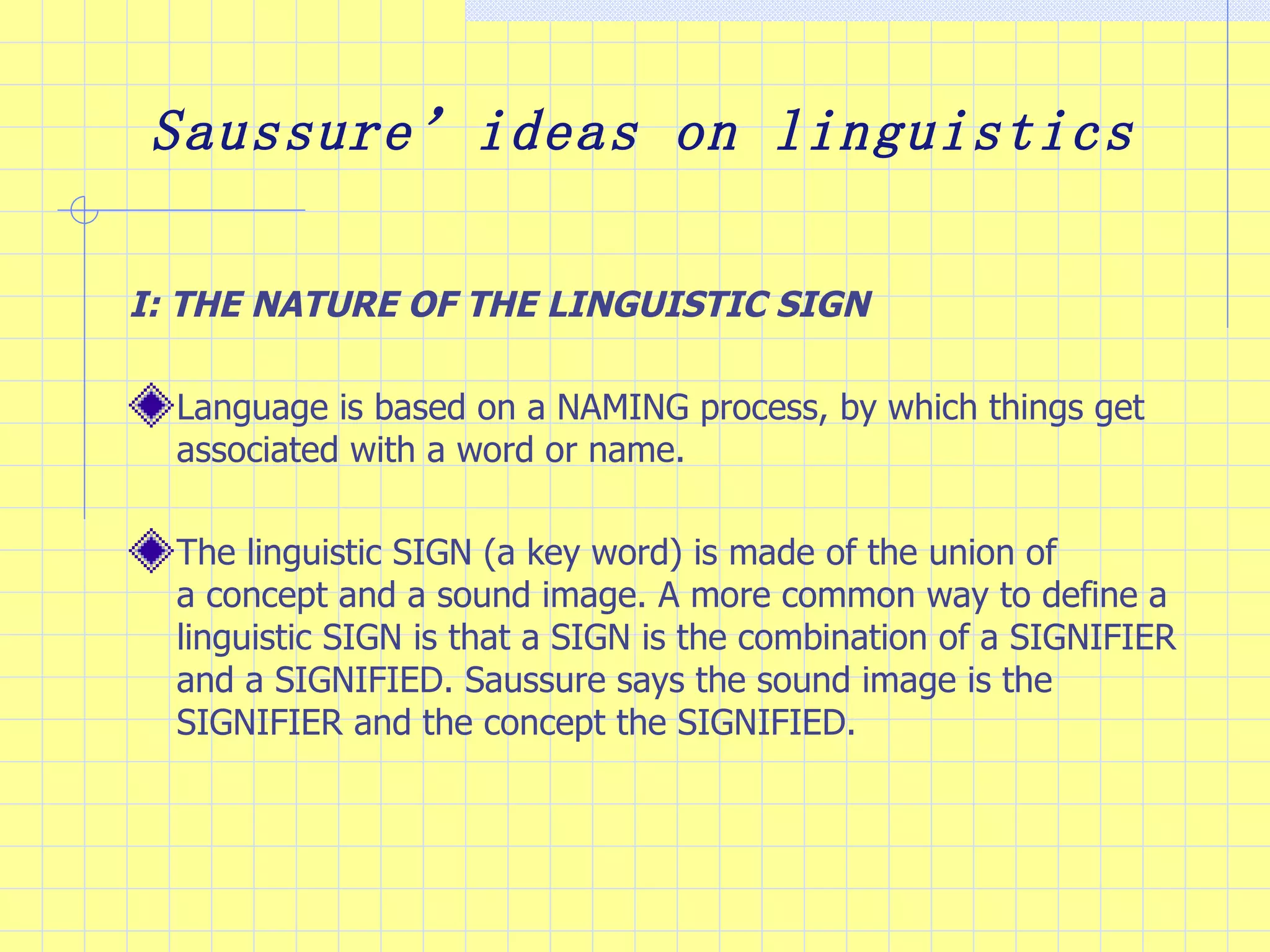 Structuralism and Saussure | PPT