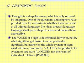 Structuralism and Saussure | PPT