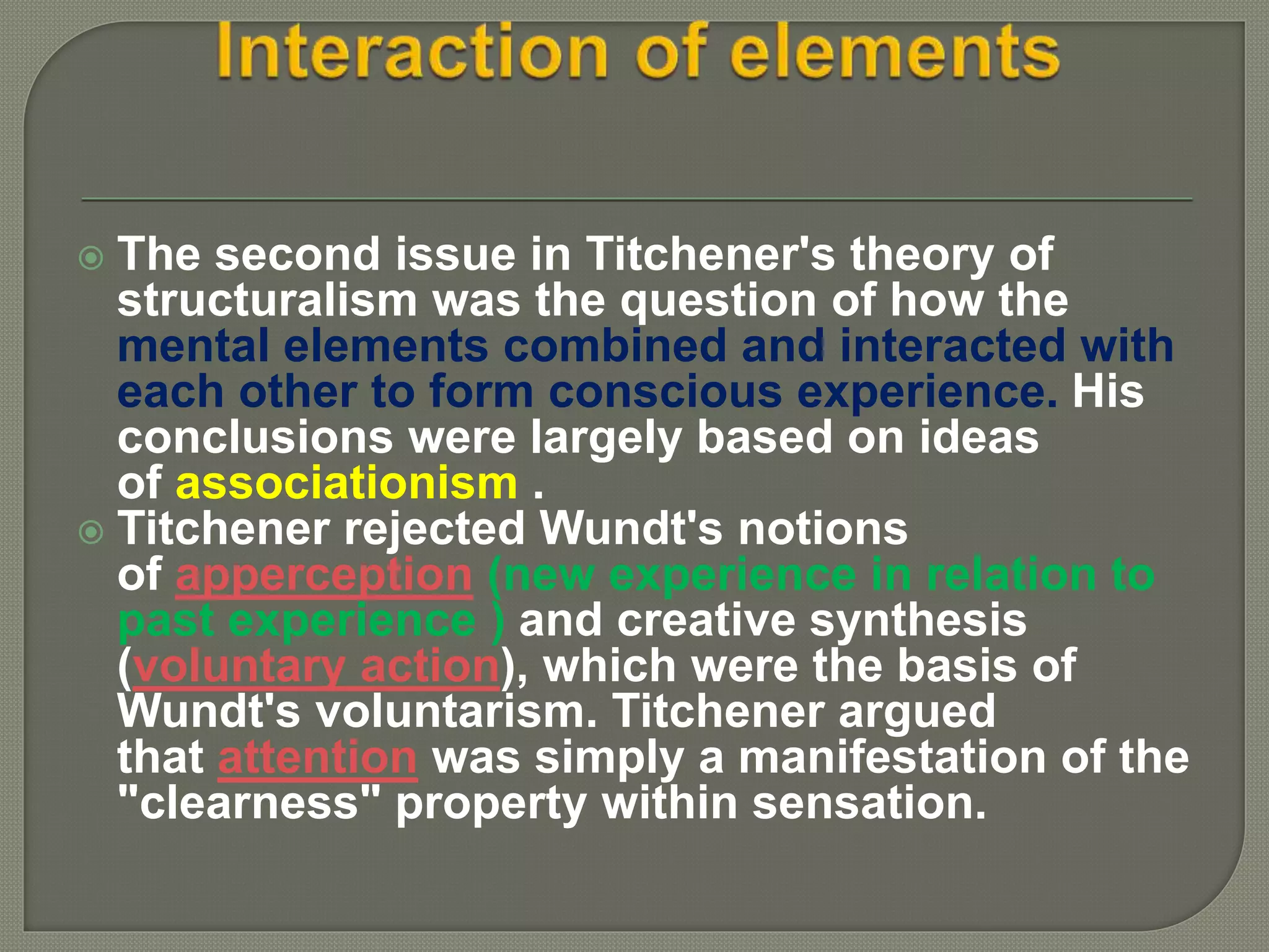 Structuralism School of Psychology | PPTX