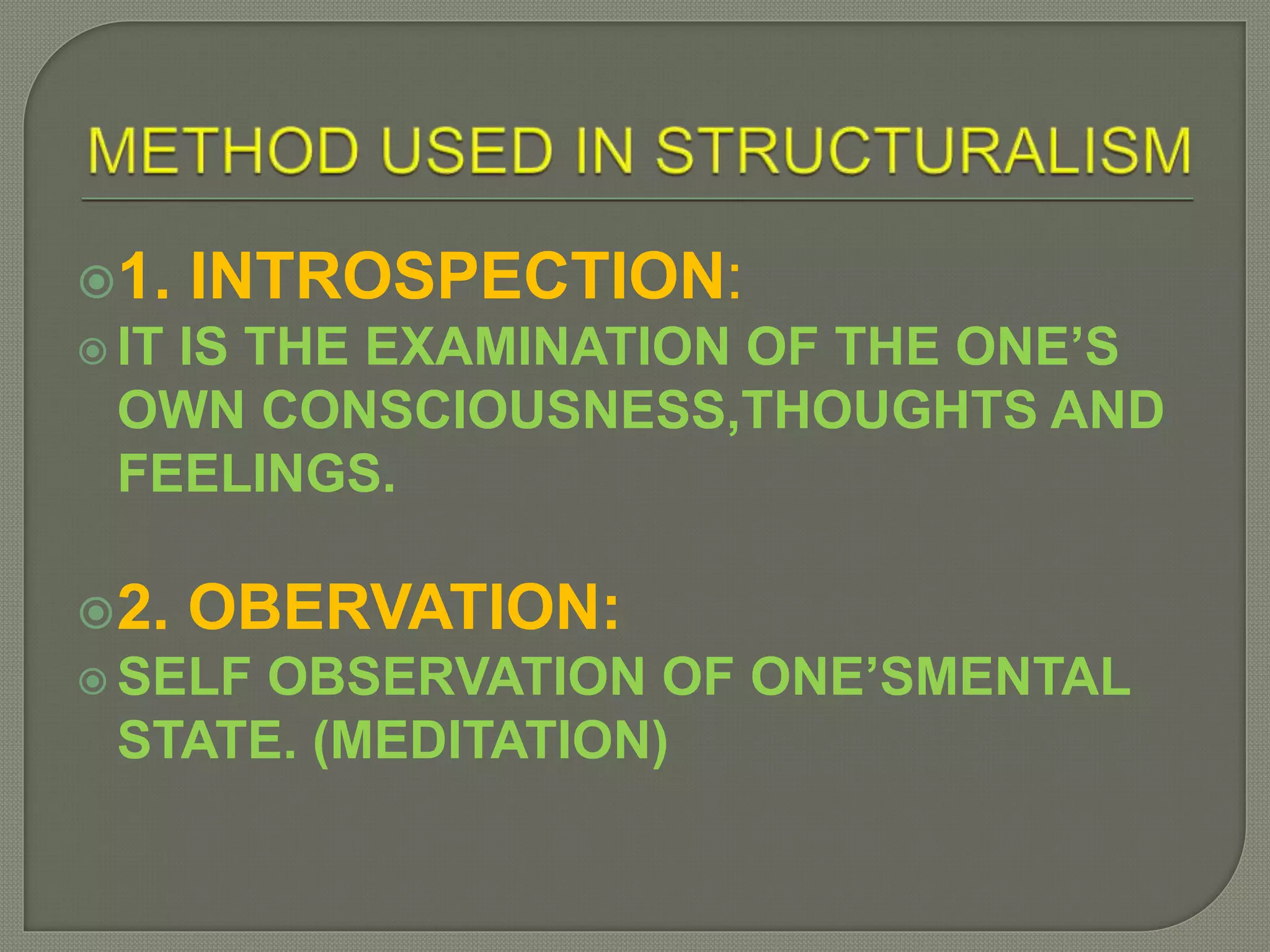 Structuralism School of Psychology | PPTX