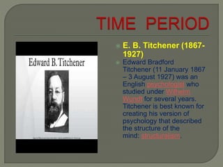 Structuralism School of Psychology | PPTX