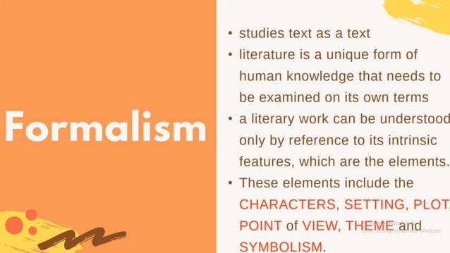 STRUCTURALISM & FORMALISM - Copy - Copy.pptx | Books and Literature