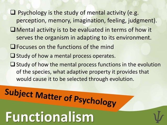 Structuralism and Functionalism | PPTX | Science