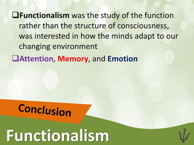 Structuralism and Functionalism | PPTX | Science