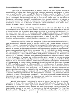 Structuralism in 2000 ahmed qadoury abed | PDF