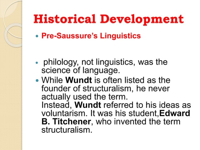 Structuralism in linguistics | PPTX | Science