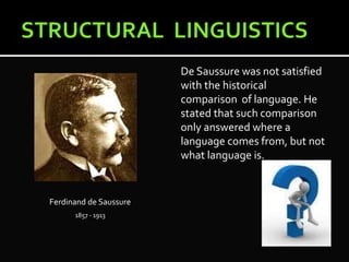 Structuralism (Cytical Theory Today) | PPTX