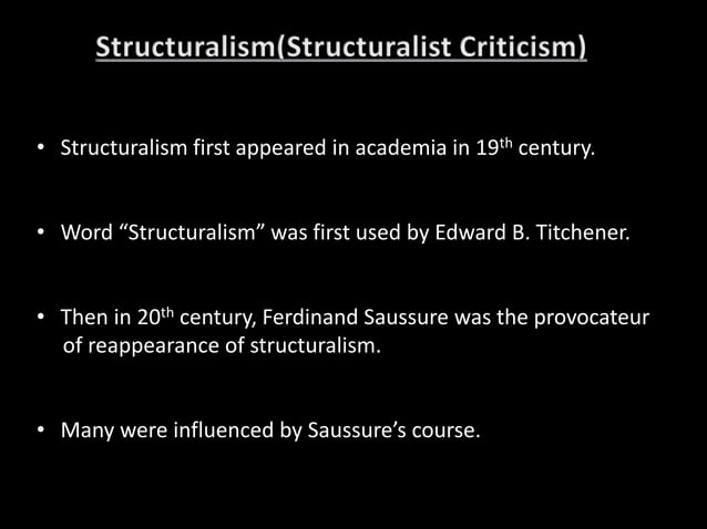 Structuralism, post structuralism and deconstruction | PPTX