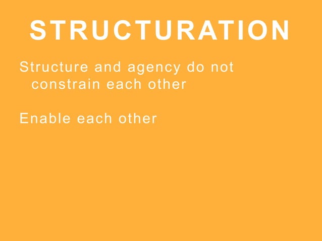 Structuralism, Post-structuralism, and Structuration | PPT