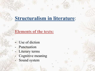 Structuralism ppt | PPTX