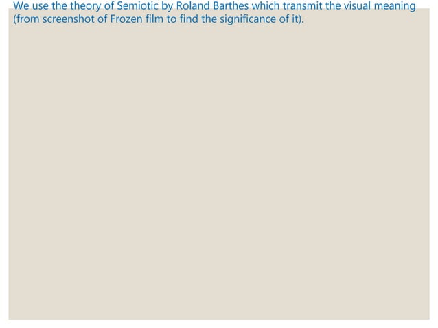 Semiotic analysis in "Frozen" | PPTX | Computer Animation | Computer ...