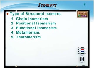Structural isomerism | PPT