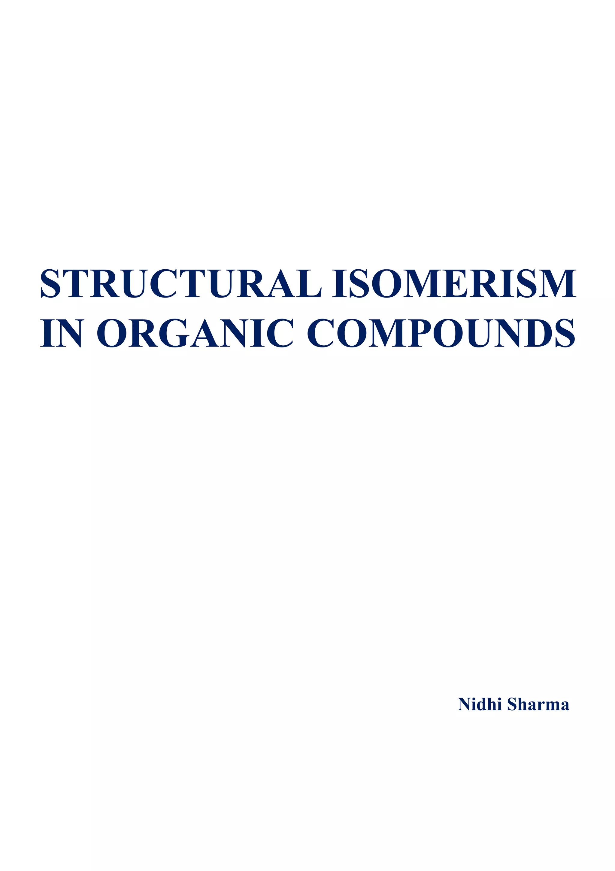 Structural isomerism. | PPT