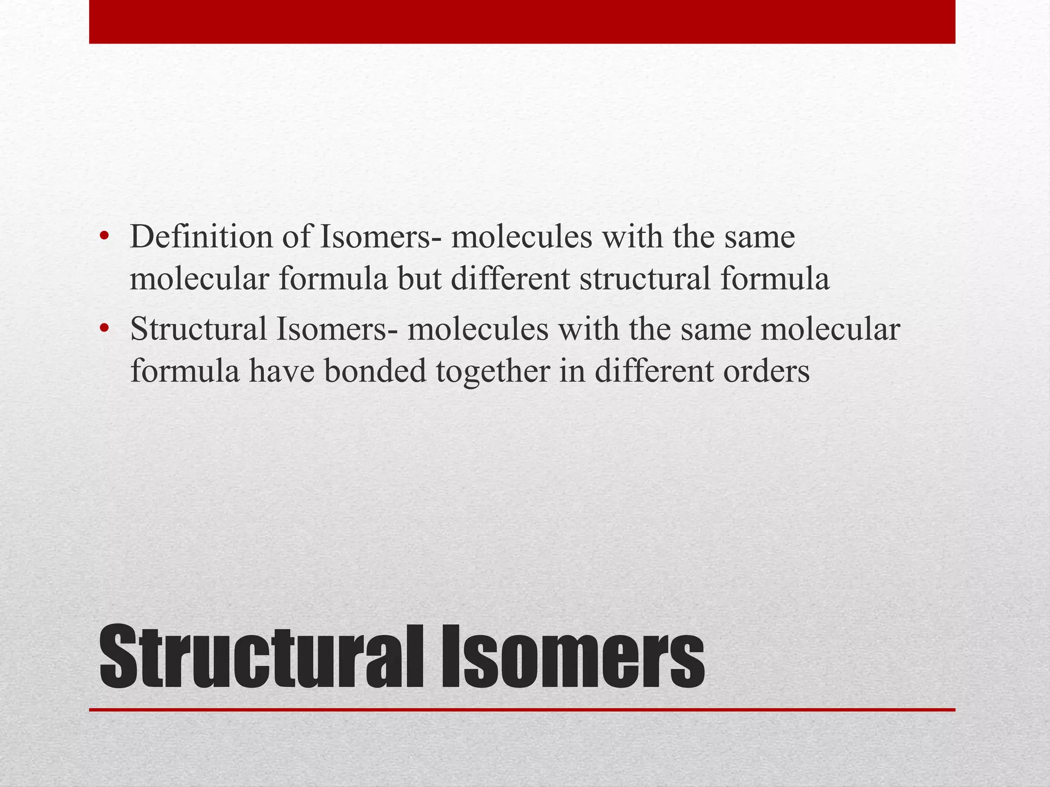 Structural isomers (b) | PPT