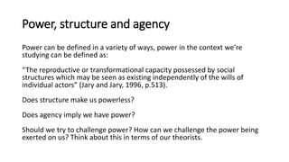 Structural issues and social control | PPTX