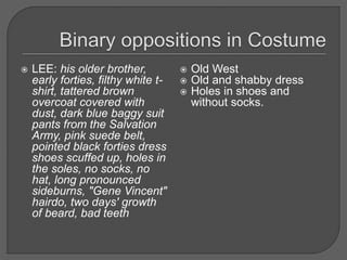 Structuralist (Saussurean)interpretation of true west play (sam shepard ...