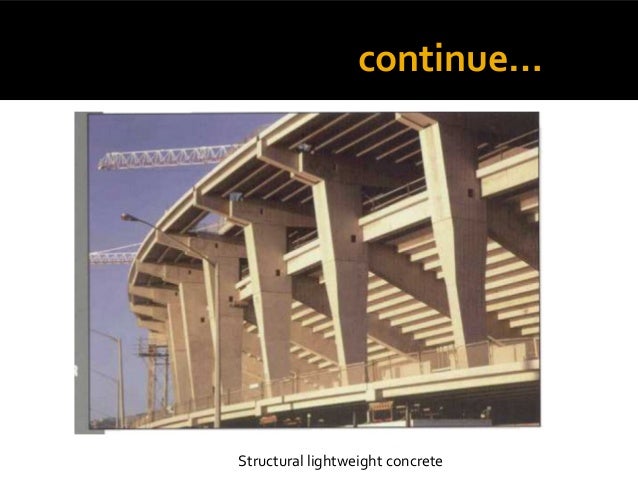 Structural lightweight concrete