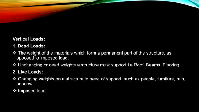 Structural loads | PPT