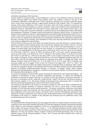 Structural mathematical models describing water clusters | PDF