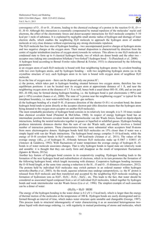 Structural mathematical models describing water clusters | PDF