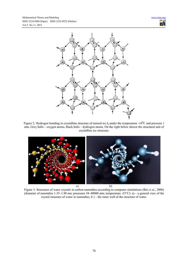 Structural mathematical models describing water clusters | PDF