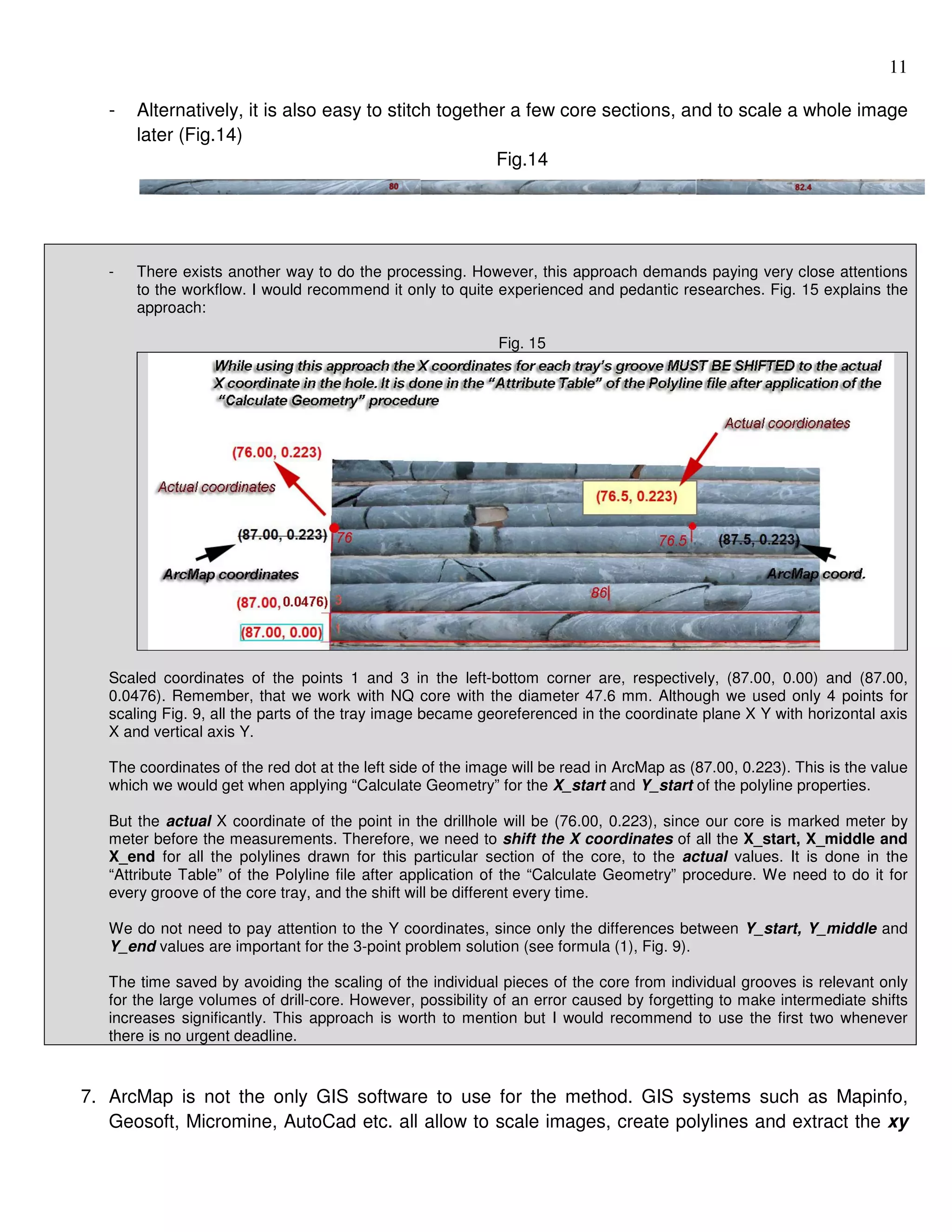 Structural measurements in oriented core photograph january 2019 ...