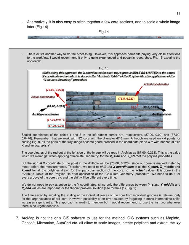 Structural measurements in oriented core photograph january 2019_galkine | PDF
