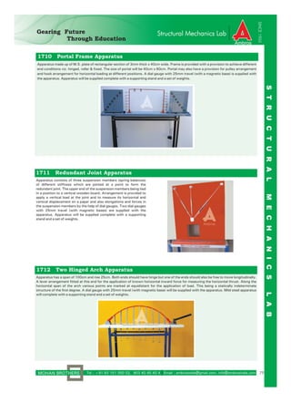 Structural mechanics lab | PDF | Civil Engineering Industry | Industries