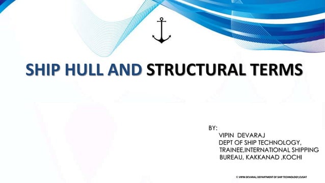 Structural members of ship | PPTX