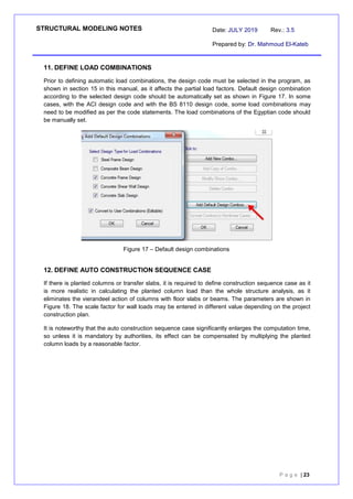 STRUCTURAL MODELING NOTES - rev.3.5 | PDF
