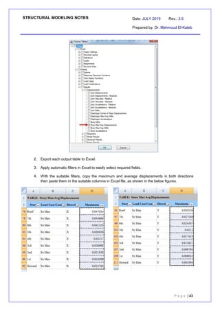 STRUCTURAL MODELING NOTES - rev.3.5 | PDF