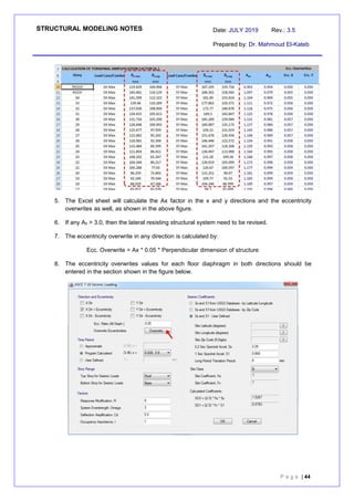 STRUCTURAL MODELING NOTES - rev.3.5 | PDF