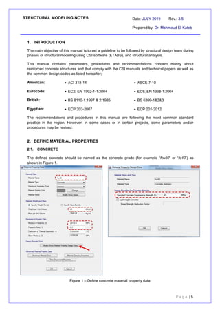 STRUCTURAL MODELING NOTES - rev.3.5 | PDF