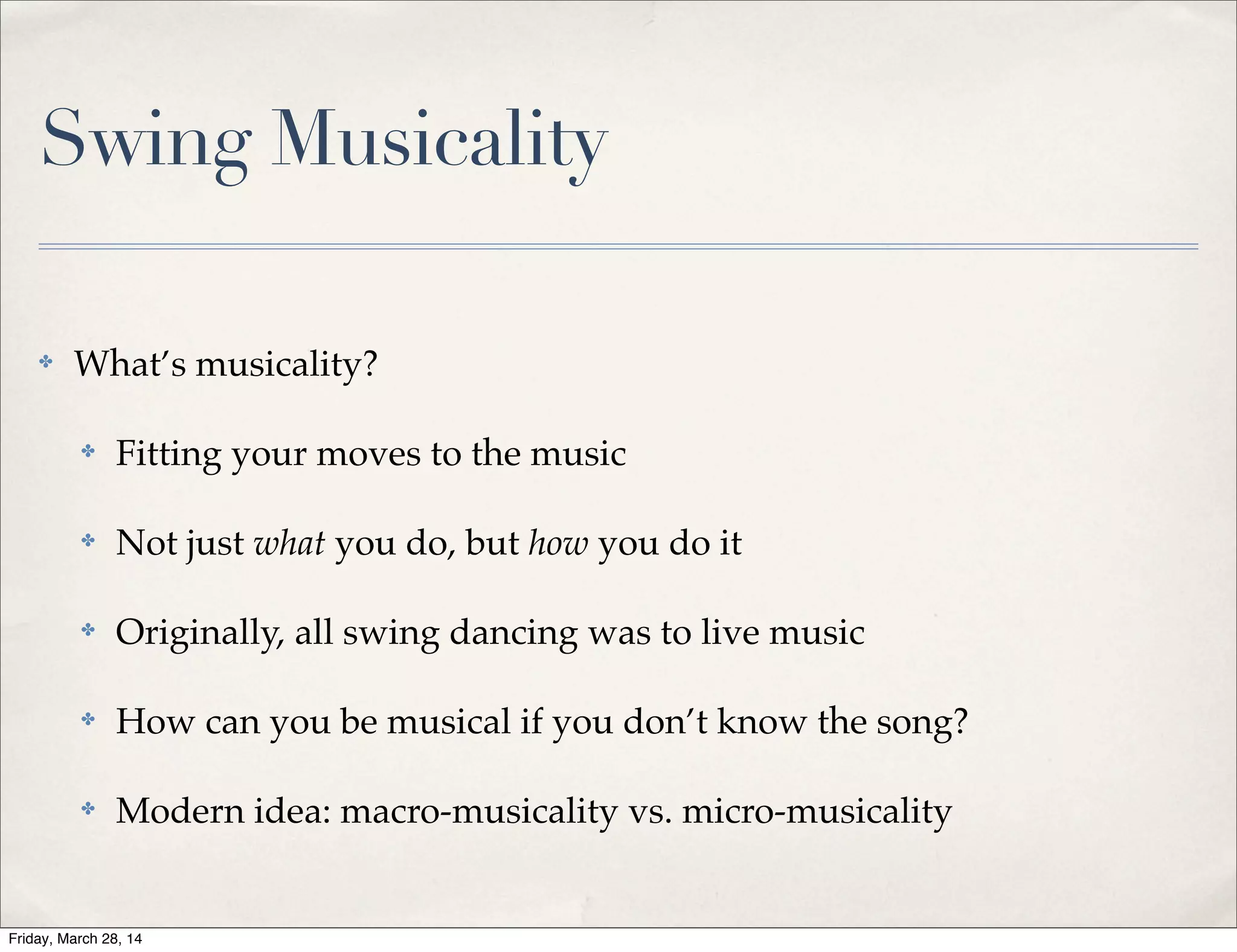 Structural musicality in swing dancing | PDF | Blues | Music