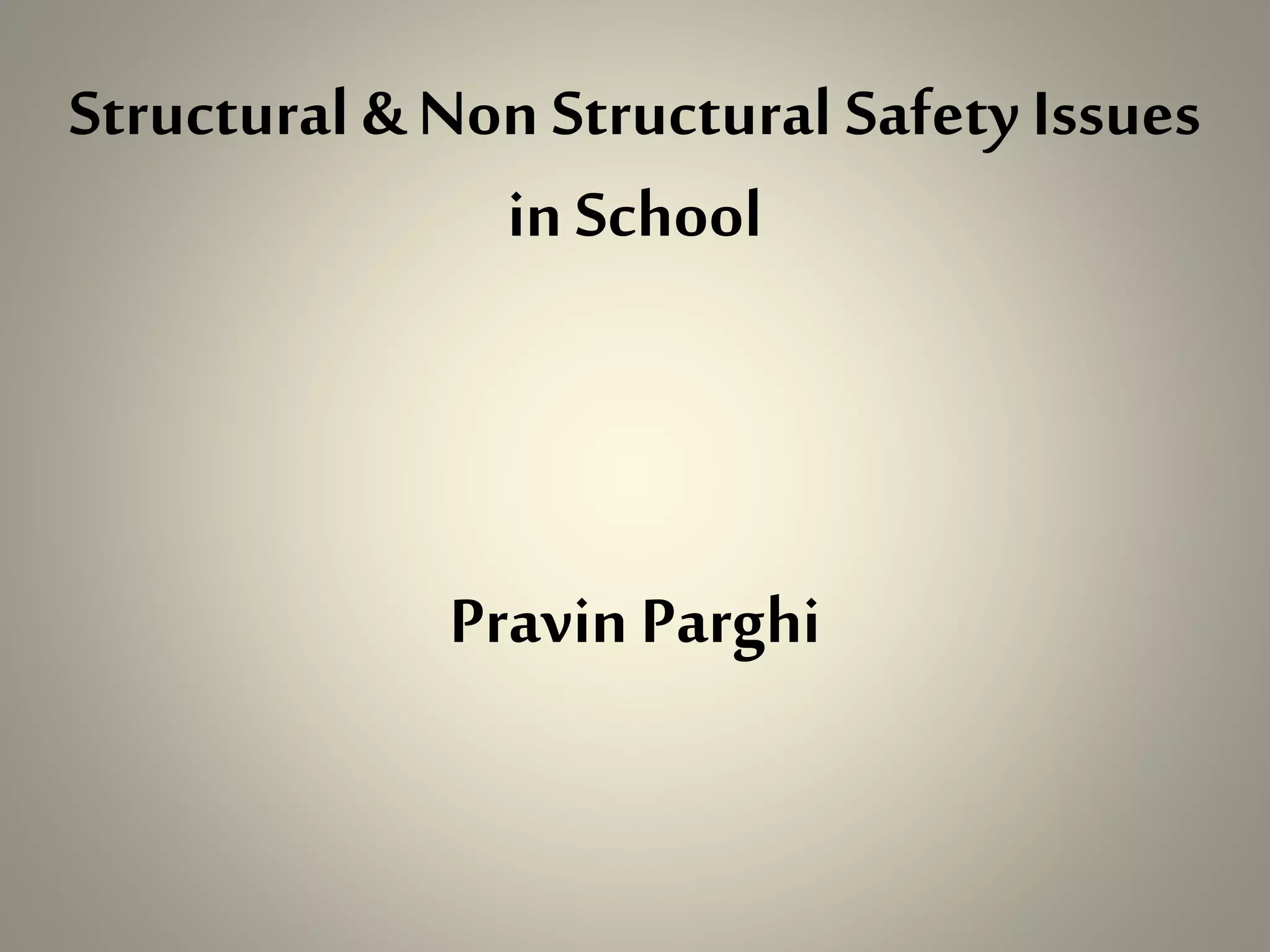 Structural and Non strutural mitigation | PPSX