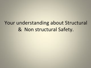 Structural and Non strutural mitigation | PPSX