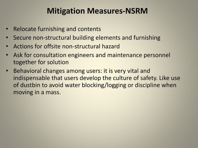 Structural and Non strutural mitigation | PPSX | Home Insurance | Insurance