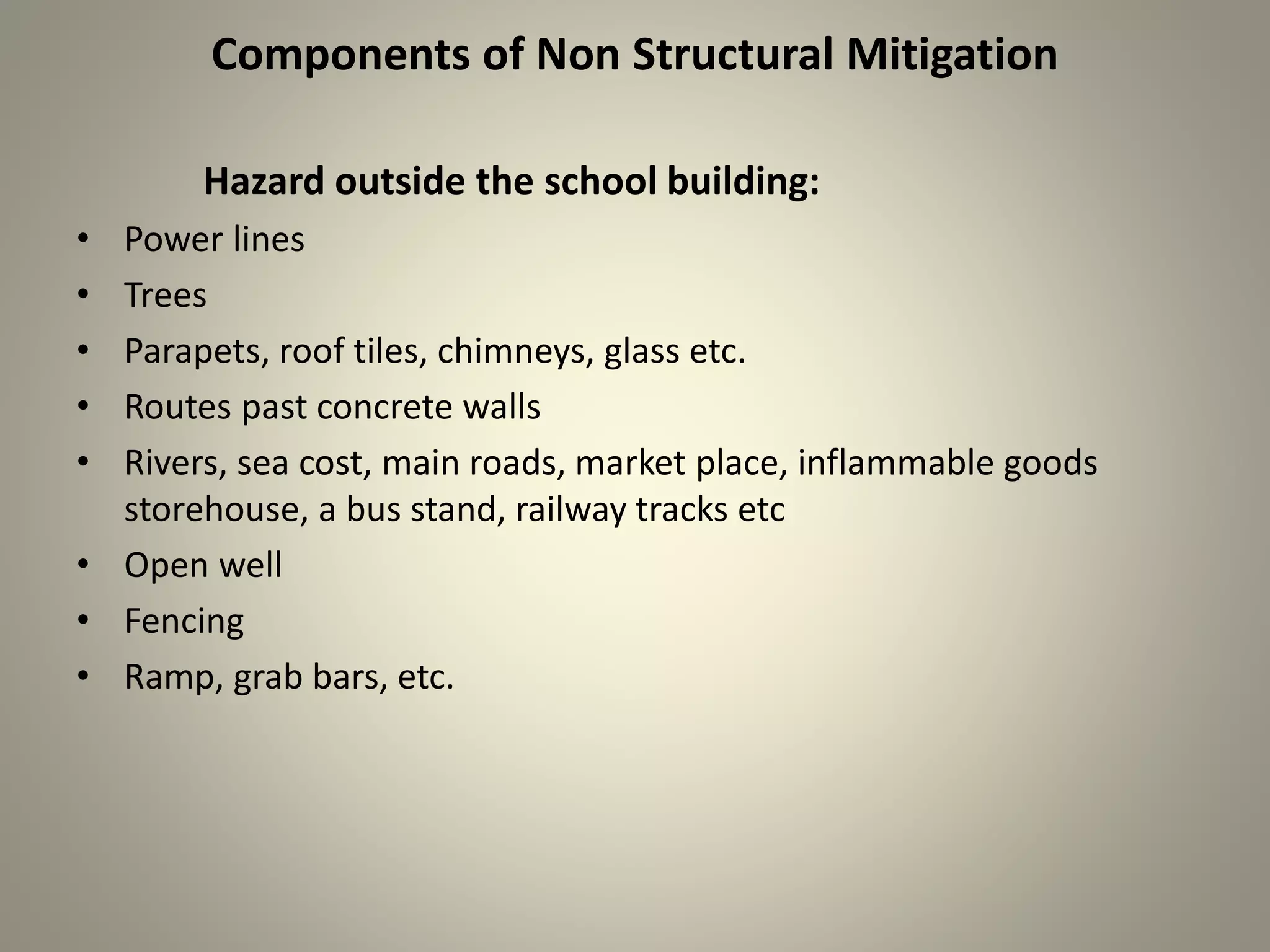 Structural And Non Strutural Mitigation Ppsx
