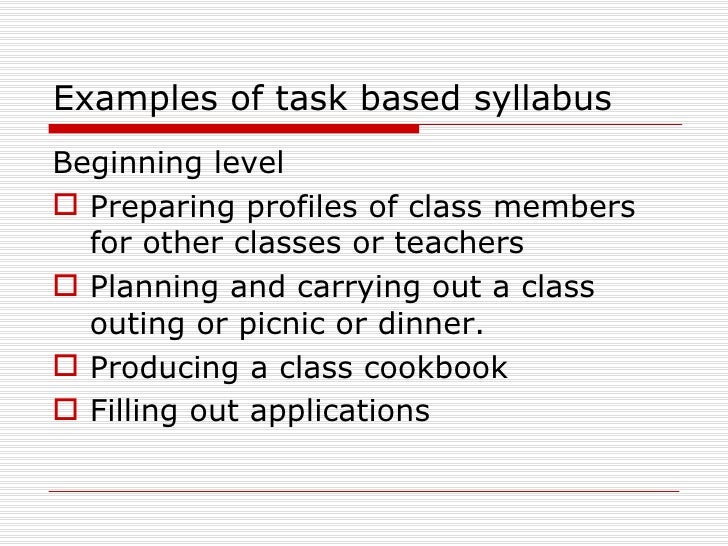 Approches To Syllabus Design approches-to-syllabus-design