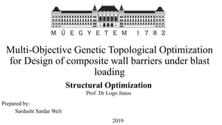 Multi-Objective Genetic Topological Optimization for Design of ...