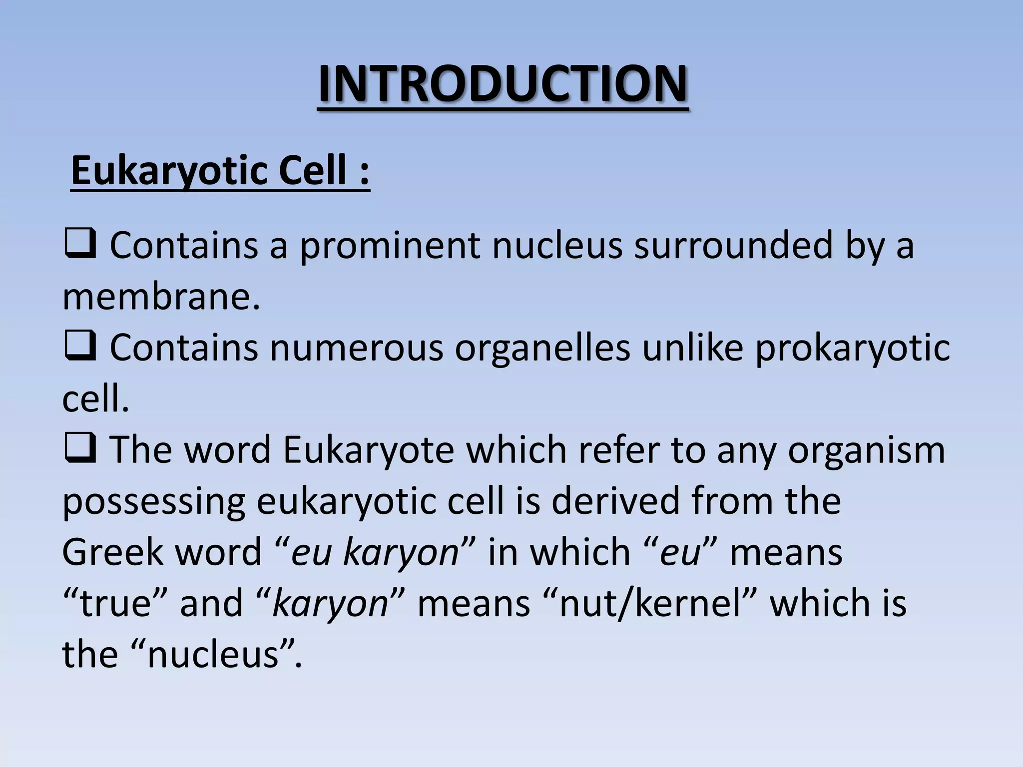 Structural organization of eukaryotic cells 1 (1) | PPTX
