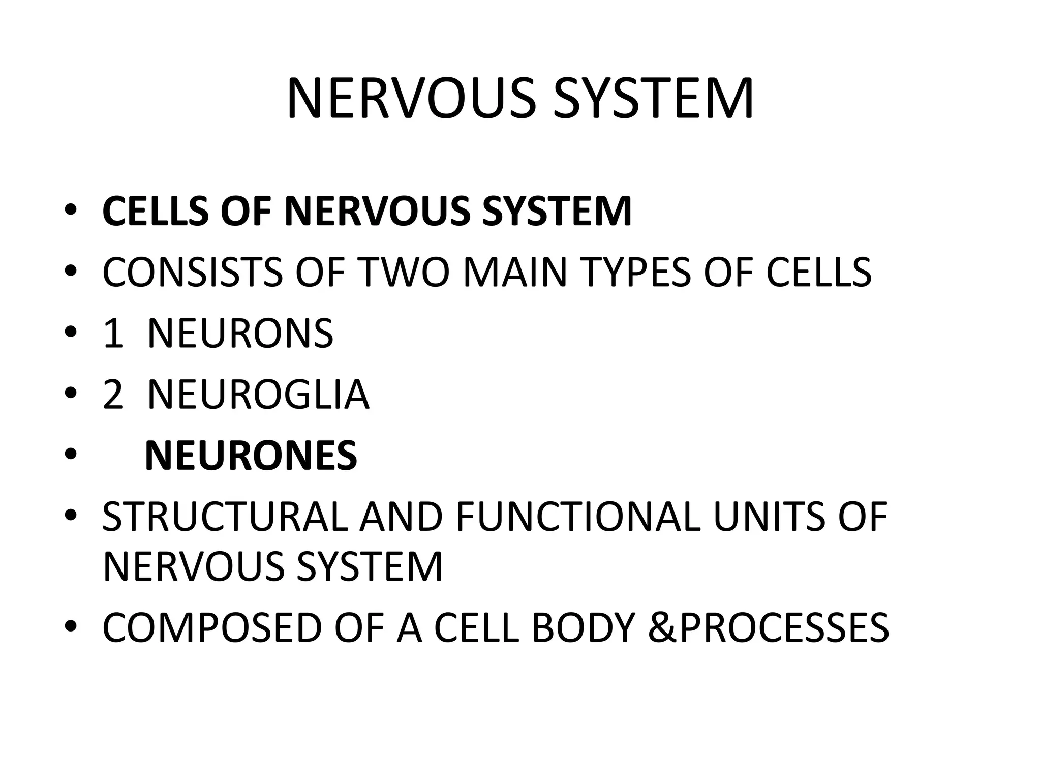 Structural organization of nervous system new | PPTX