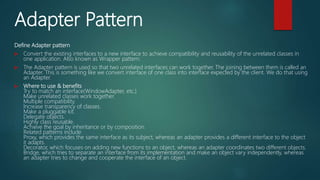 Structural pattern 3 | PPT