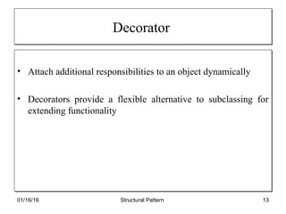 Structural patterns | PPT