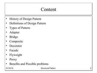 Structural patterns | PPT