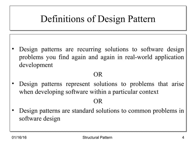 Structural patterns | PPT