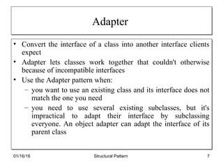 Structural patterns | PPT